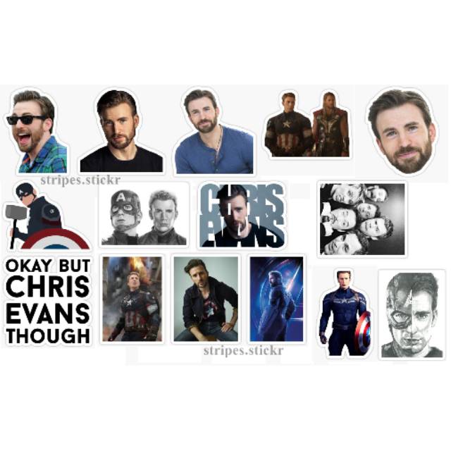 Jual Chris Evans Sticker pack | Shopee Indonesia