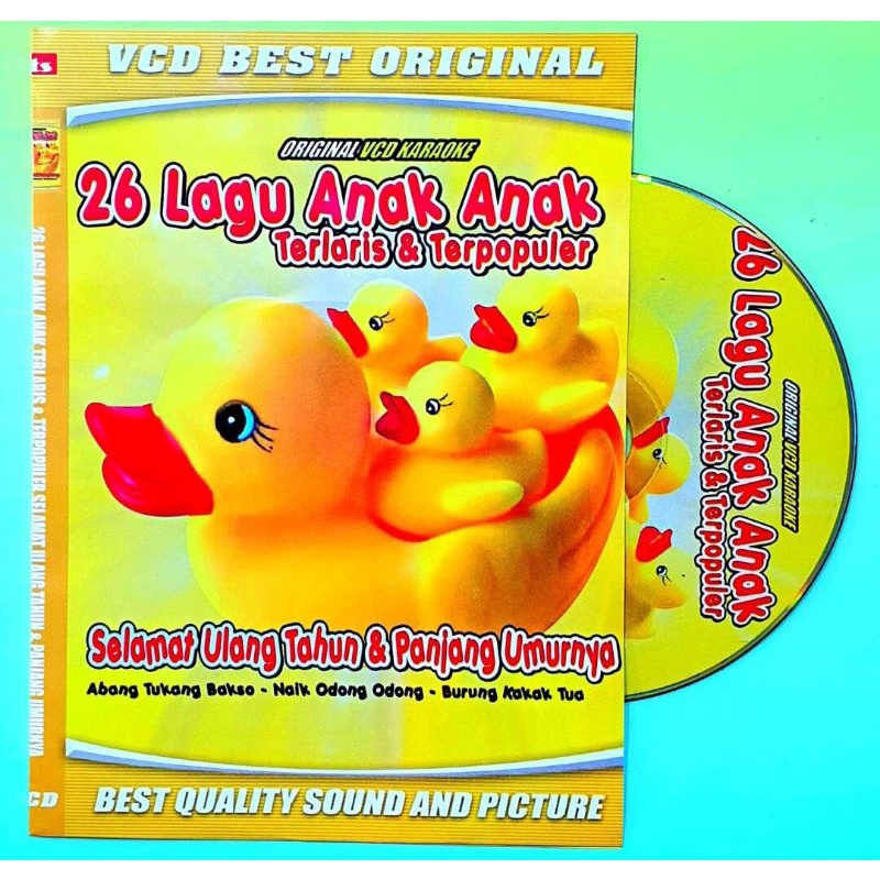 Jual Kaset VCD BEST ORIGINAL 26 LAGU ANAK ANAK TERLARIS & TERPOPULER | Shopee Indonesia