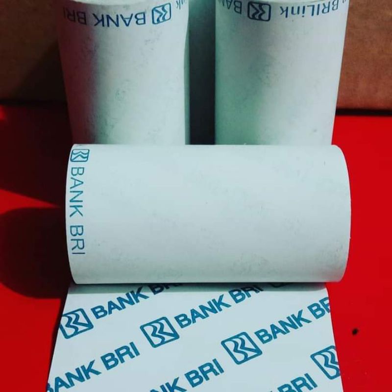Jual kertas Thermal Roll logo bank bri logo dabel 58mm X 30mm | Shopee ...