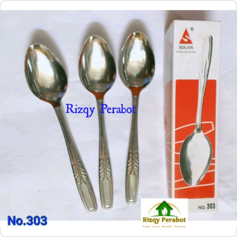 Jual Sendok Makan Tebal/Sendok Makan 303 Murah/1 Lusin/12 Pcs/Sendok ...
