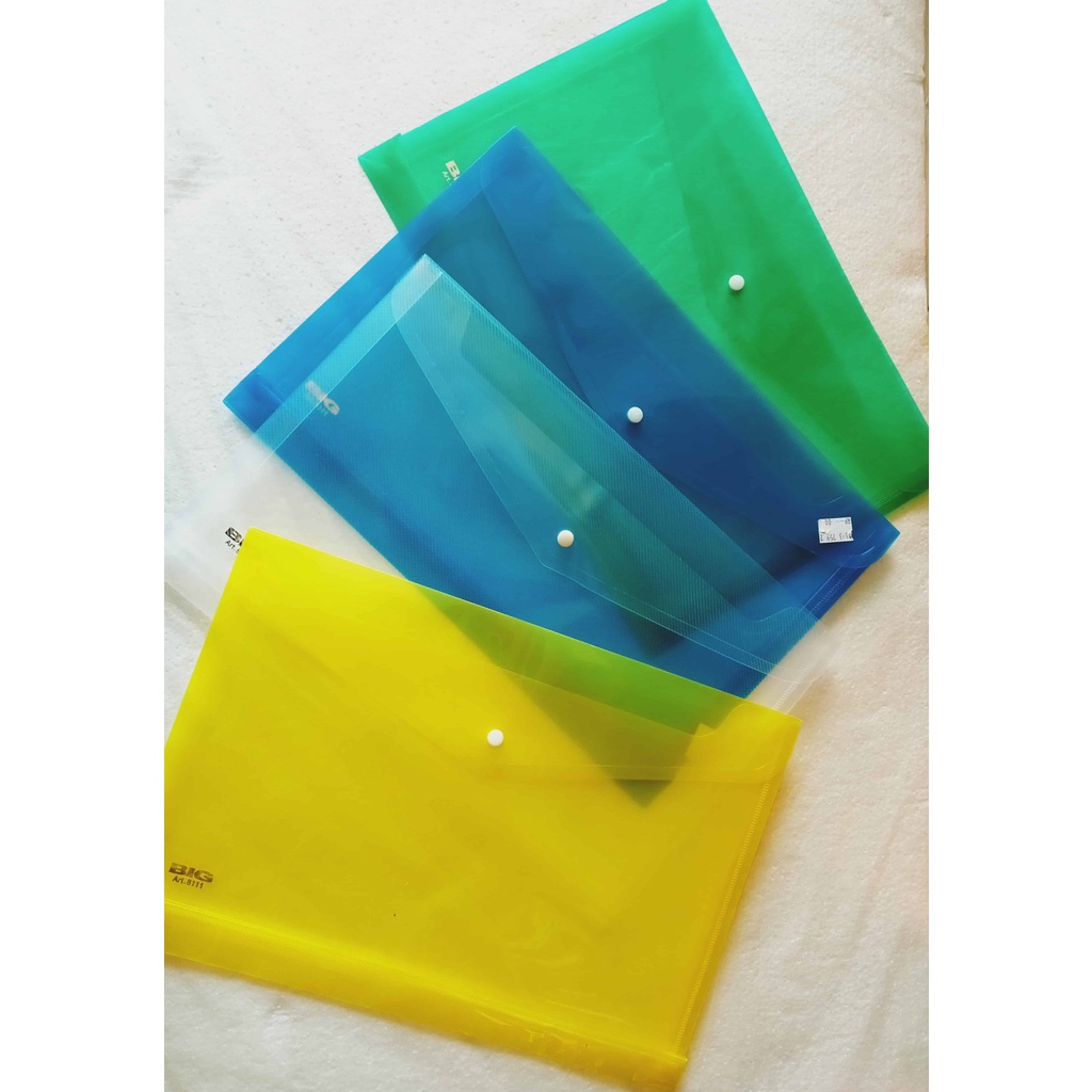 Jual Map Plastik Kancing 1 Map Transparan Kancing Big 8111 | Shopee ...