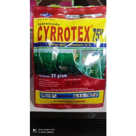 Jual CYROTEX 25GR Insektisida siromazin 75% racun lalat buah | Shopee ...