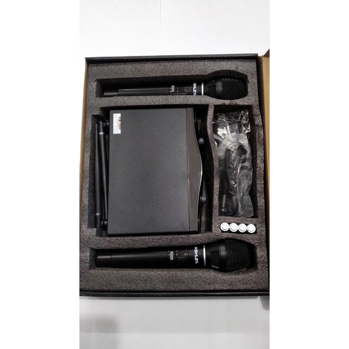 Jual Microphone Wireless Ashley Freedom Mic Genggam Original | Shopee ...