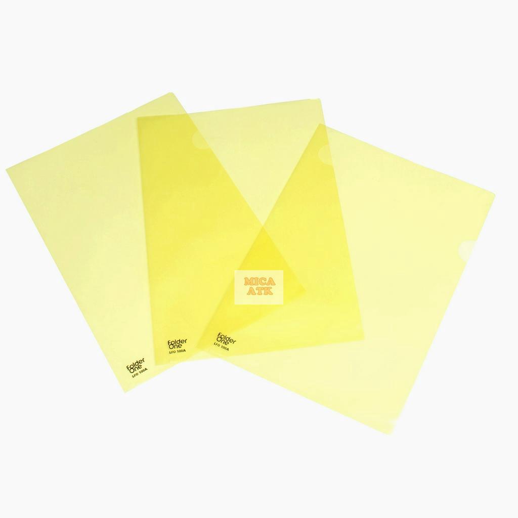 Jual INTERXFOLDERONE MAP L A4 KUNING [ LUSIN ] | Shopee Indonesia