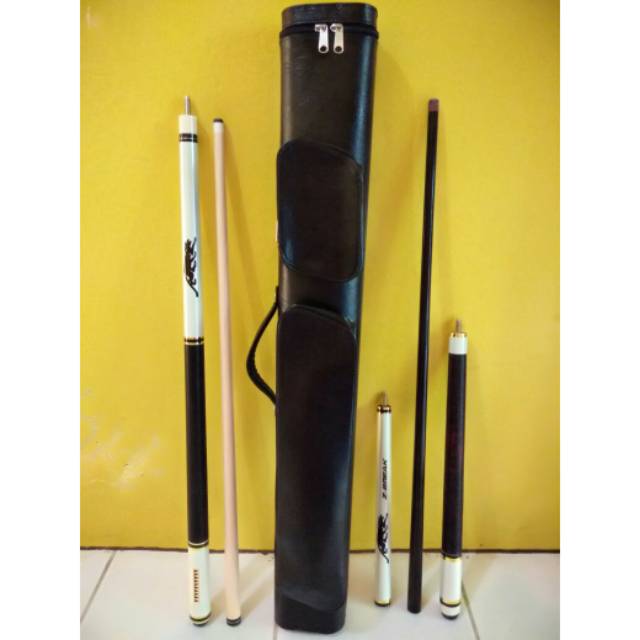 Jual stik billiard biliard bilyard fullset 2 stik 1 tas plus bonus ...