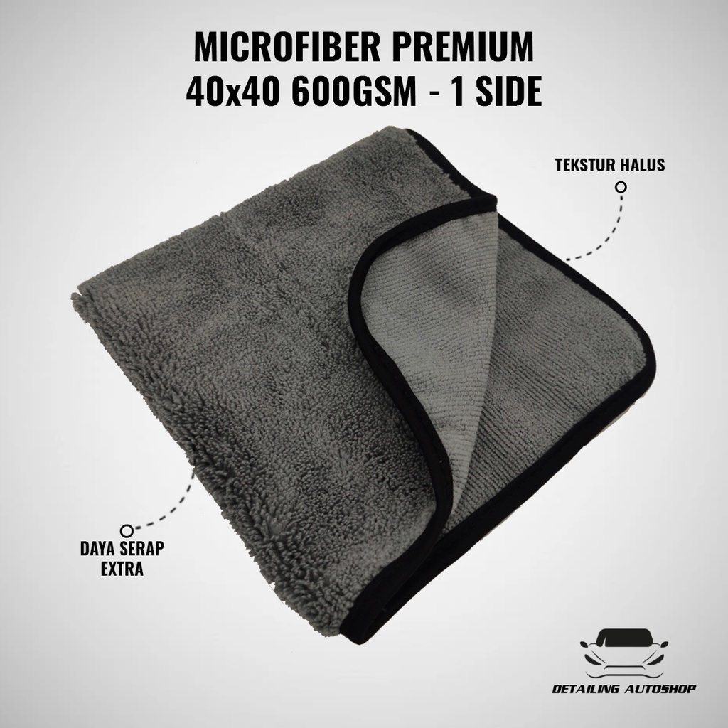 Jual Kain Lap Microfiber Premium Twisted Pile 40x40 | Shopee Indonesia