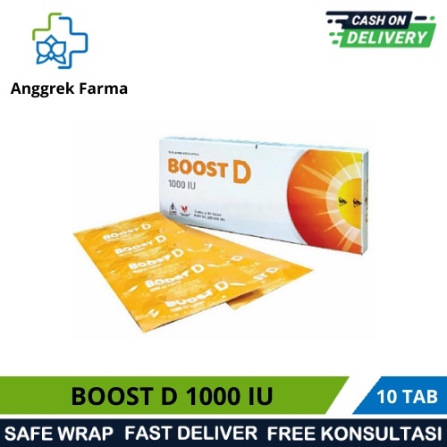 Jual BOOST D 1000 IU/VITAMIN D/VITAMIN DAYA TAHAN TUBUH | Shopee Indonesia