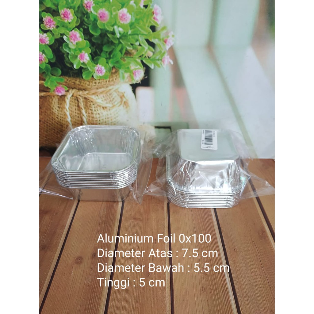 Jual Alumunium Foil Kotak OX-100 Isi 10 Pcs | Shopee Indonesia