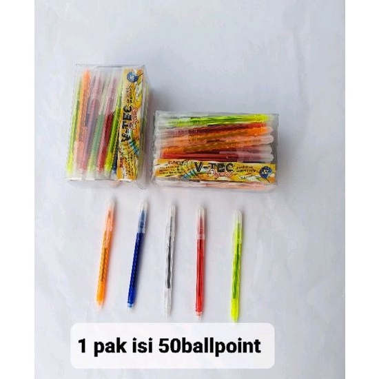 Jual Ballpoint, Pen, Pulpen, Balpoint, Bolpen merk SUN RENO V-TEC ...