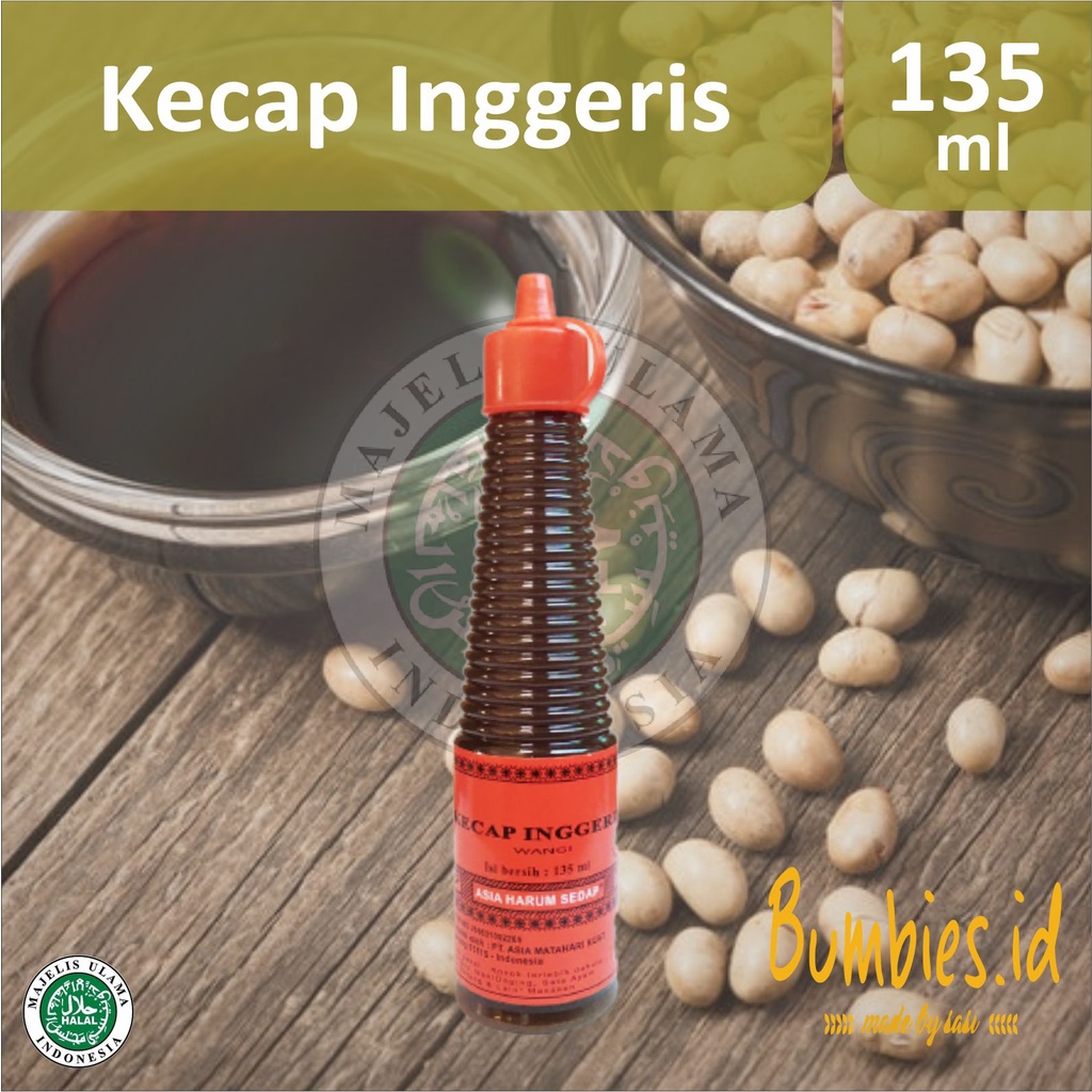 Jual Kecap Inggeris organik 135ml Asia Harum Sedap halal / Kecap ...