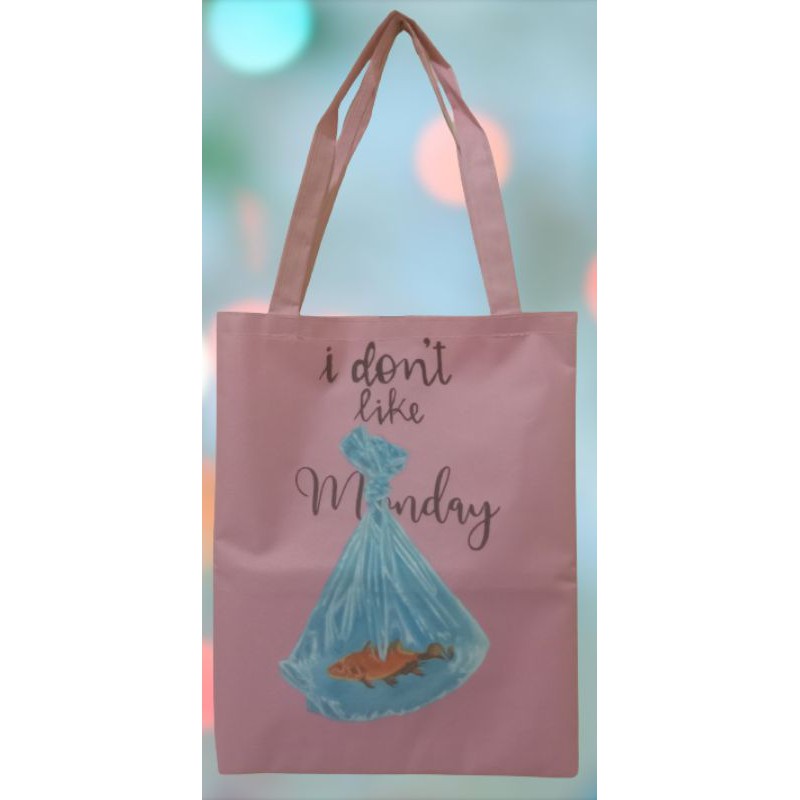 Jual Tote bag tas lukis hand painted,bisa buat belanja atau tempat buku ...