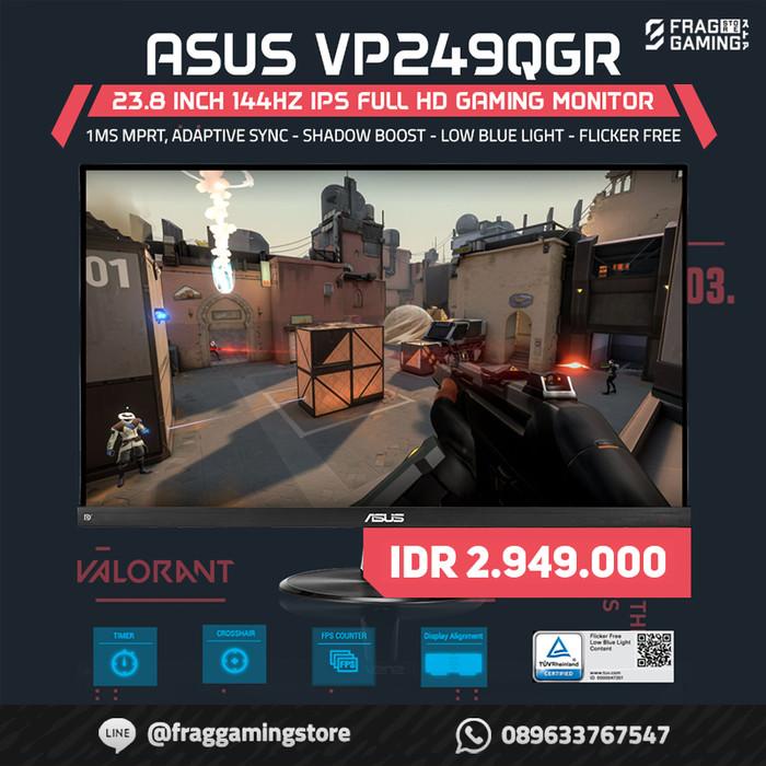 Jual Asus Vp249Qgr / Vp249 Qgr 144Hz 24Inch Frameless Esport Gaming ...