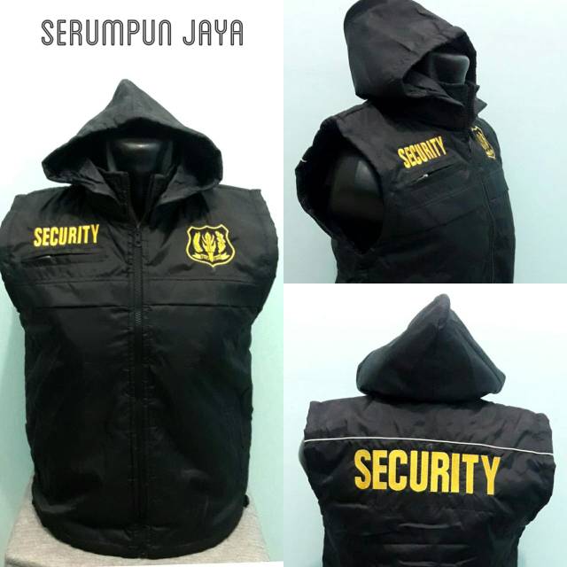 Jual ROMPI SECURITY - ROMPI SECURITY HITAM PARASUT FULL BORDIR | Shopee ...