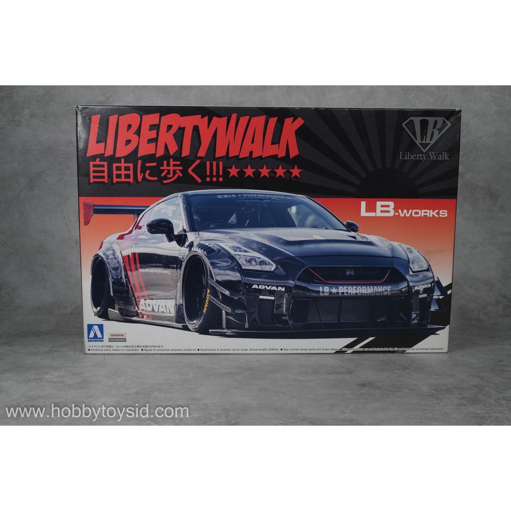 Jual Aoshima LB Works R35 GT-R type 2 Ver.2 ( Advan Series ) | Shopee ...