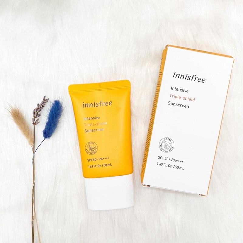 Jual innisfree Intensive Triple-shield Sunscreen SPF50+ PA++++ 50 ml | Shopee Indonesia