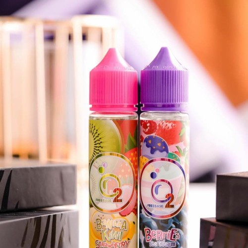 Jual Liquid O2 Banana Kiwi Strawberry Freebase Vapor Vape Murah ...