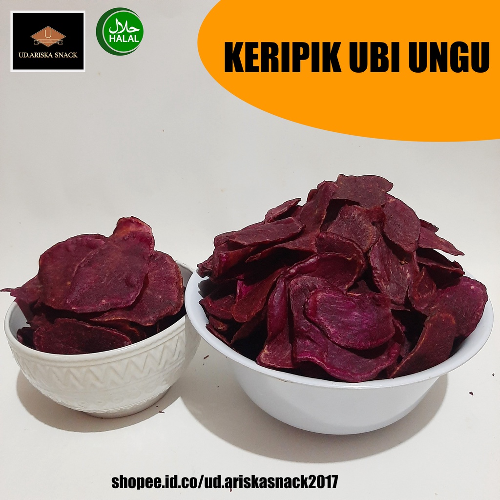 Jual Keripik Ubi / Keripik Ubi Ungu / Keripik Ubi Original / Keripik ...