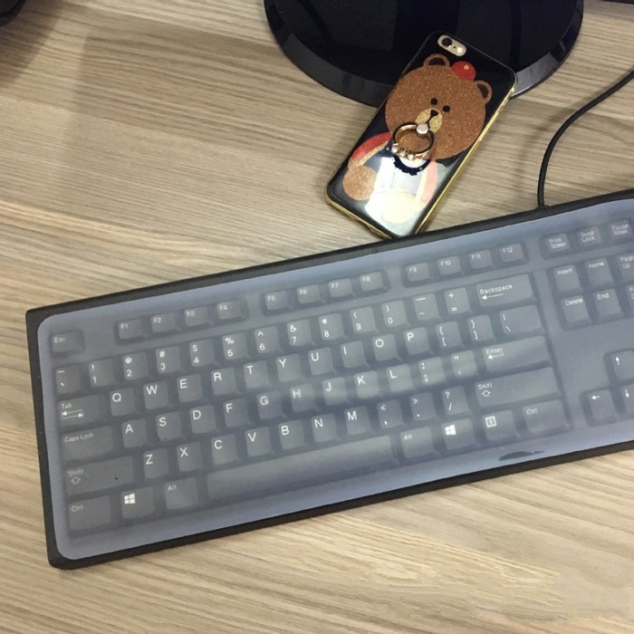 Jual Cover Karet Transparan Pelindung Papan Keyboard Notebook (37*14cm ...