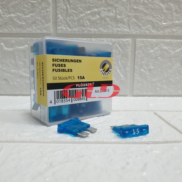 Jual FUSE DX BIG 15A FLOSSER GERMANY- SEKRING TUSUK / TANCAP BESAR ...