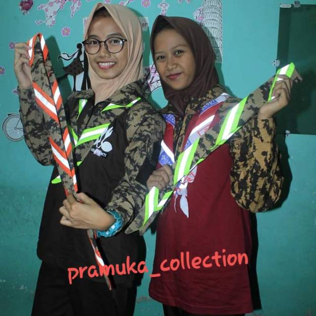 Jual scraft loreng pramuka menyala dalam gelap | Shopee Indonesia