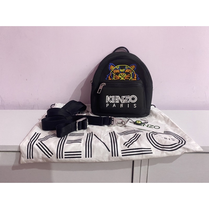 Jual KENZO Tiger Bebeboo Mini Backpack In Neoprene 100% ORIGINAL ...