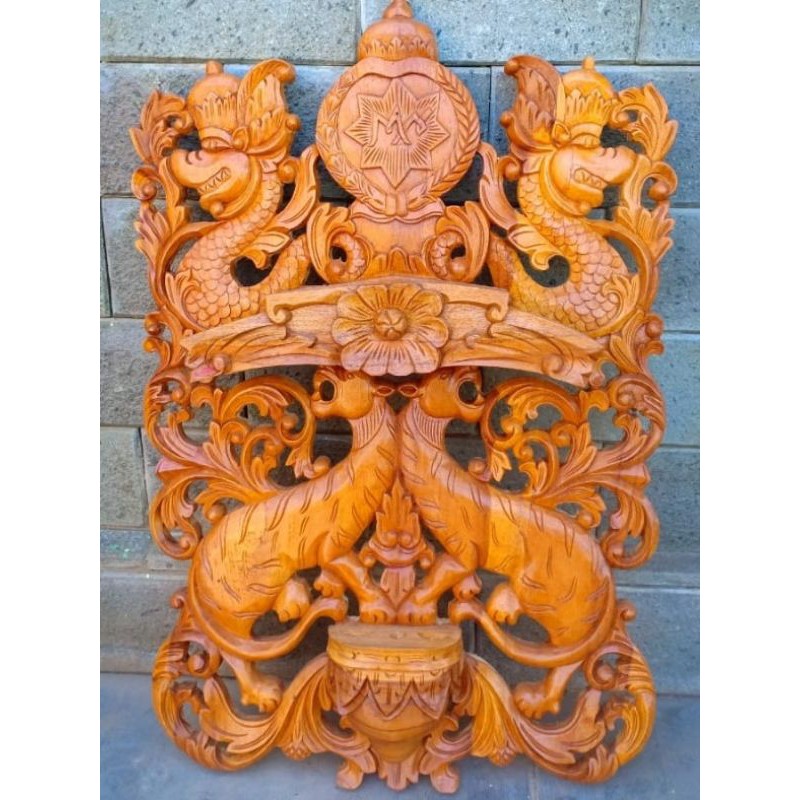 Jual Blawong Keris Model Macan & Naga Motif Lambang Mangkunegaran ...