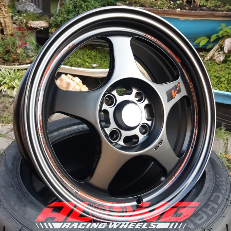 Jual Velg Repl. SPOON EVO REGAMASTER R15 Matt Black Super Copy-Like ...