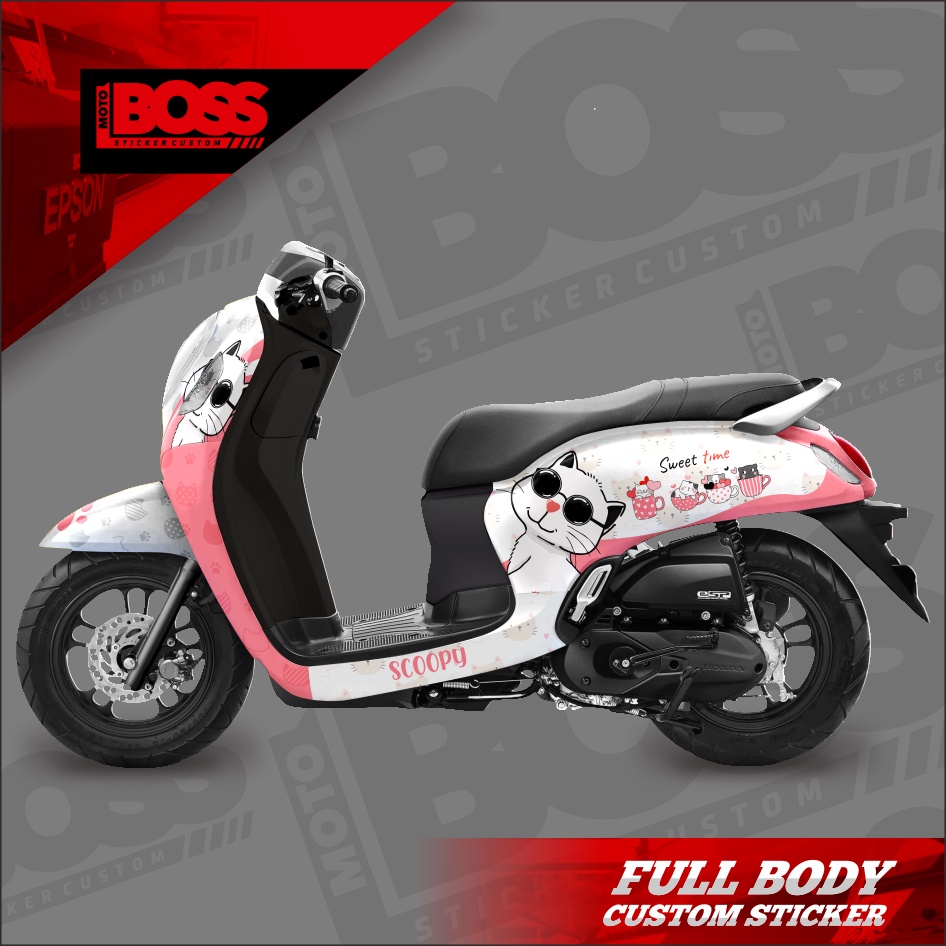 Jual Decal Stiker Sticker Honda Scoopy 2021 2022 Full Body Dekal Stiker ...