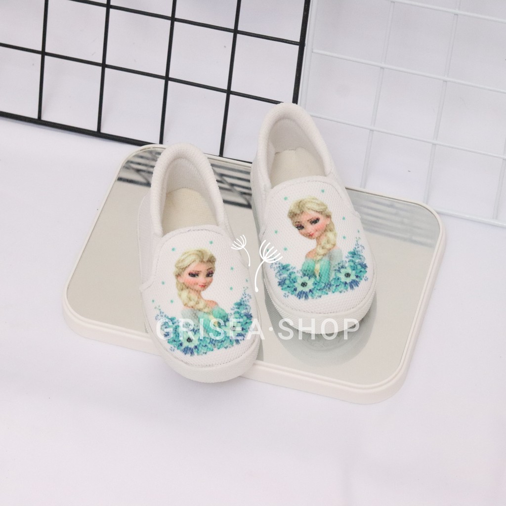 Jual Sepatu Anak Lucu Unisex Usia 1-5 Tahun Motif Princess Elsa Frozen ...