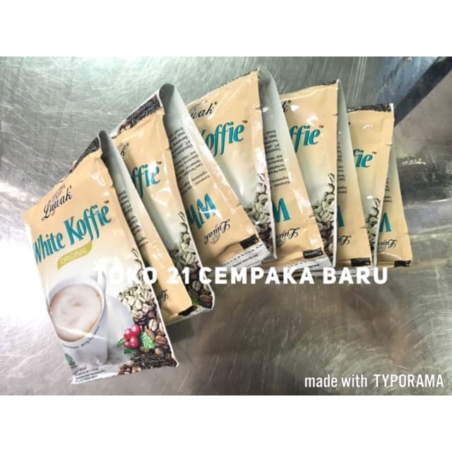 Jual Luwak White Koffie Rasa Original 1 Renceng isi 10 Sachet | Kopi ...