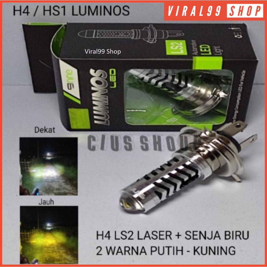 Jual Lampu Led Luminos H4 Motor CB150R VERZA NINJA PULSAR CBR Putih ...