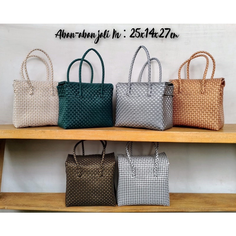 Jual tas anyam jali premium asli bali tas aban2 M | Shopee Indonesia