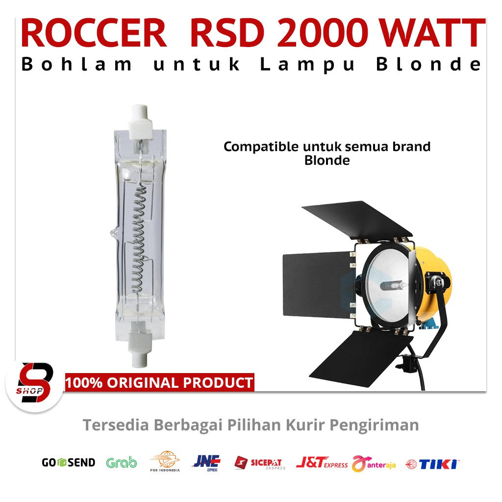 Jual BOHLAM LAMPU BLONDE LIGHT BULB HALOGEN 2000W 230V | Shopee Indonesia