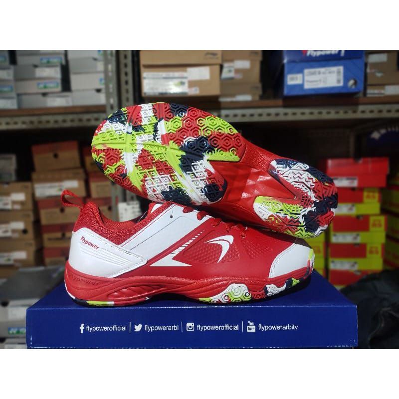 Jual Sepatu badminton flypower losari 04 terbaru original | Shopee ...