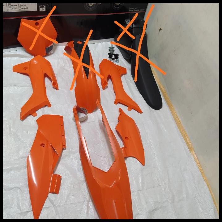 Jual BODY SET KTM 85 NEW BODI KIT KTM 85 BODI FULSET SET KAP BODY BODI ...