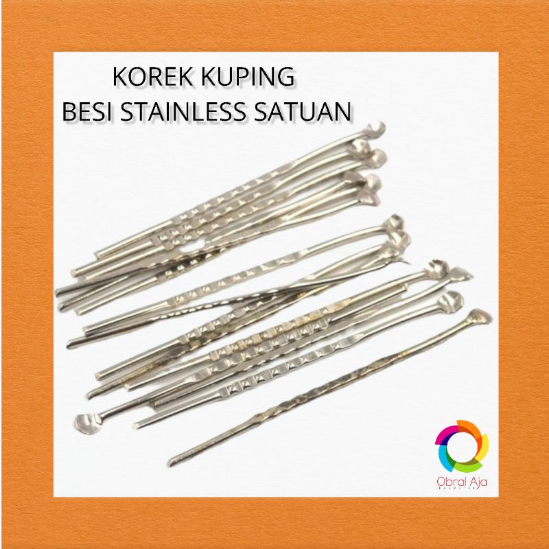 Jual Korek Kuping Besi Stainless Satuan MURAH | Shopee Indonesia