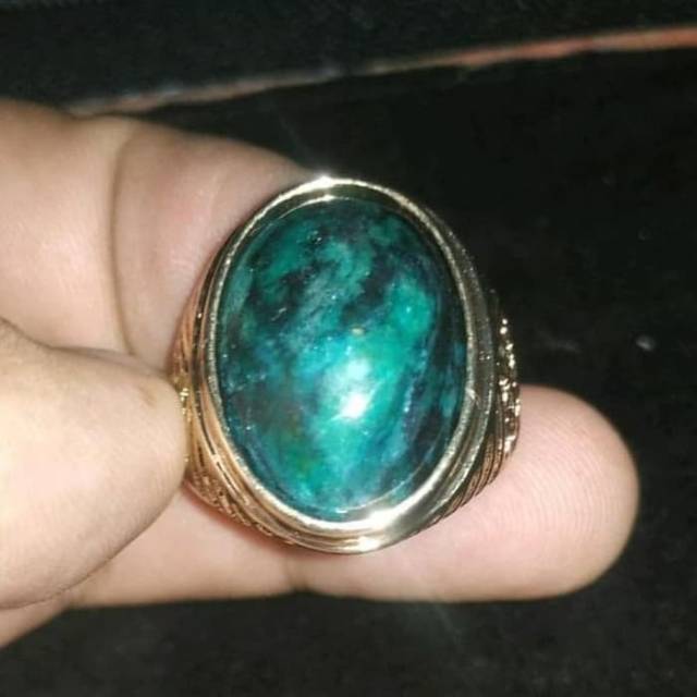 Jual Cincin batu badar besi ijo sukabumi | Shopee Indonesia