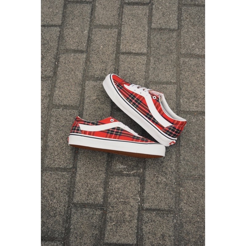 Jual Vans Bold Ni Plaid Red | Shopee Indonesia