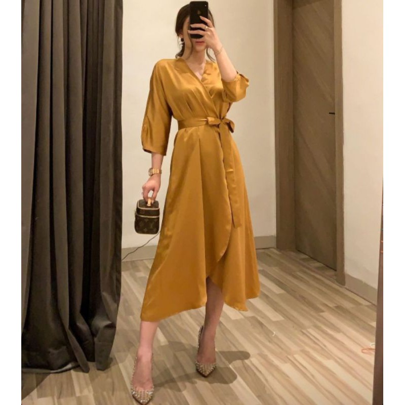 Jual Celosia Dress Brown Goulding Bagus Keren Mewah Elegant Baju Pesta ...