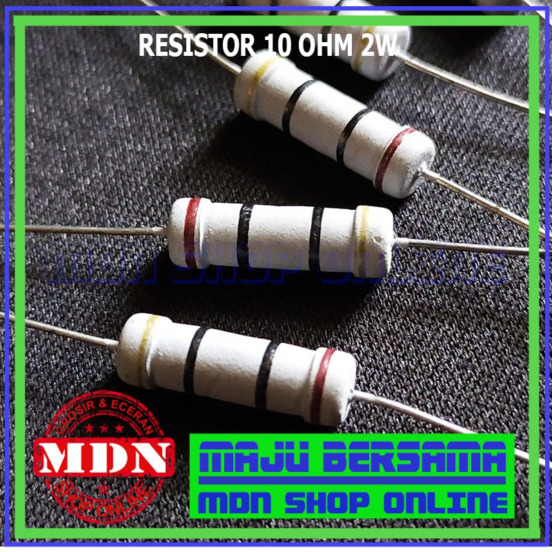 Jual Resistor 10 0HM 2W kualits bagus | Shopee Indonesia