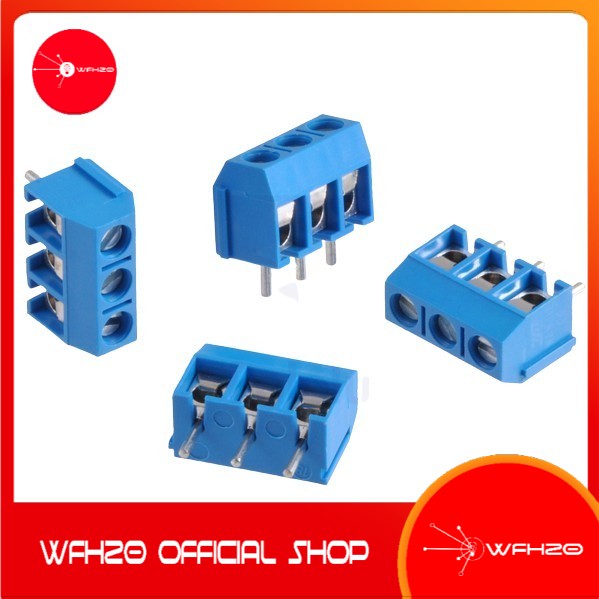 Jual Terminal Block 3 Pin PCB Blok 3 kaki 5mm Konektor Kabel | Shopee ...