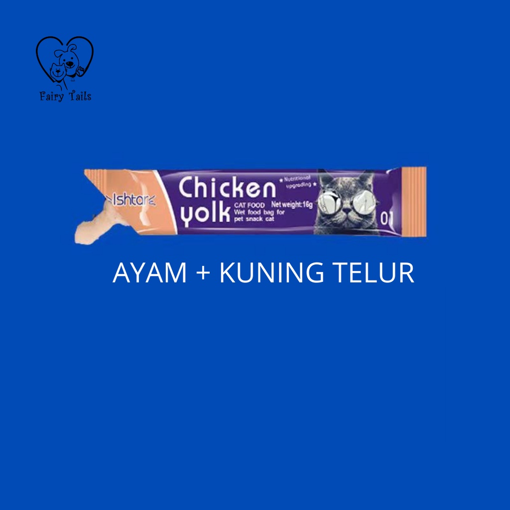 Jual Cat Snack Liquid Strip Creamy Ishtar | Snack Cemilan Kucing Cream ...