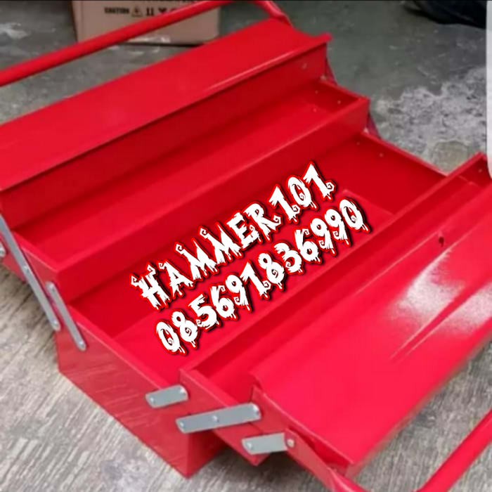 Jual Kotak Penyimpan Kunci Bengkel-Tool Box 3 Susun Tool Chest Red 3 ...