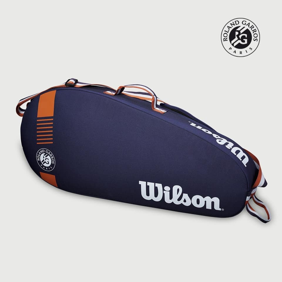 Jual Tas Tenis Tennis Roland Garros Wilson Roland Garros Blue Navy Clay ...