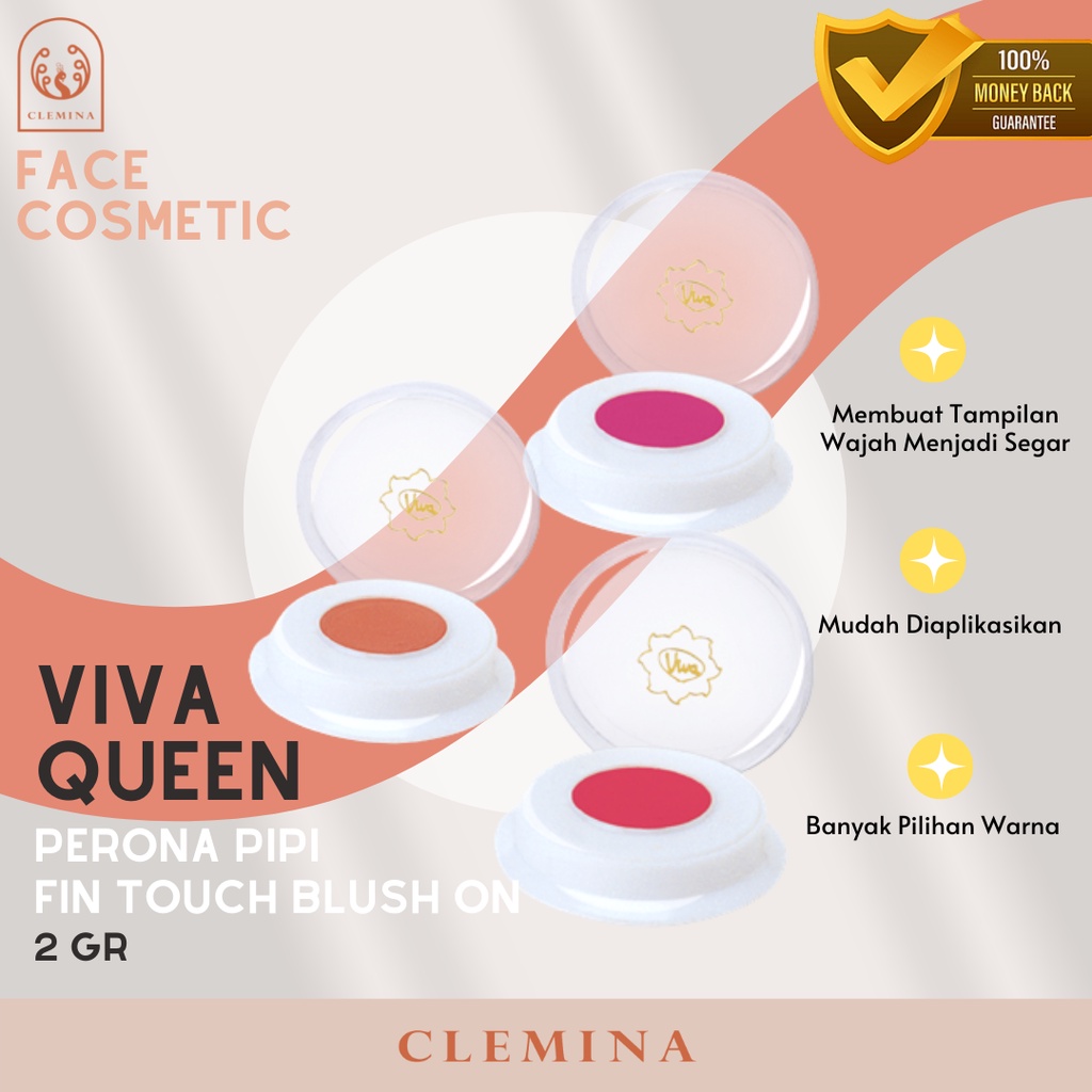 Jual VIVA Fin Touch Blush On Perona Pipi 2 gram | Shopee Indonesia