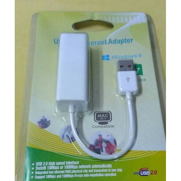 Jual Kabel Converter Adapter USB 2.0 Male To Ethernet LAN UTP RJ45 ...