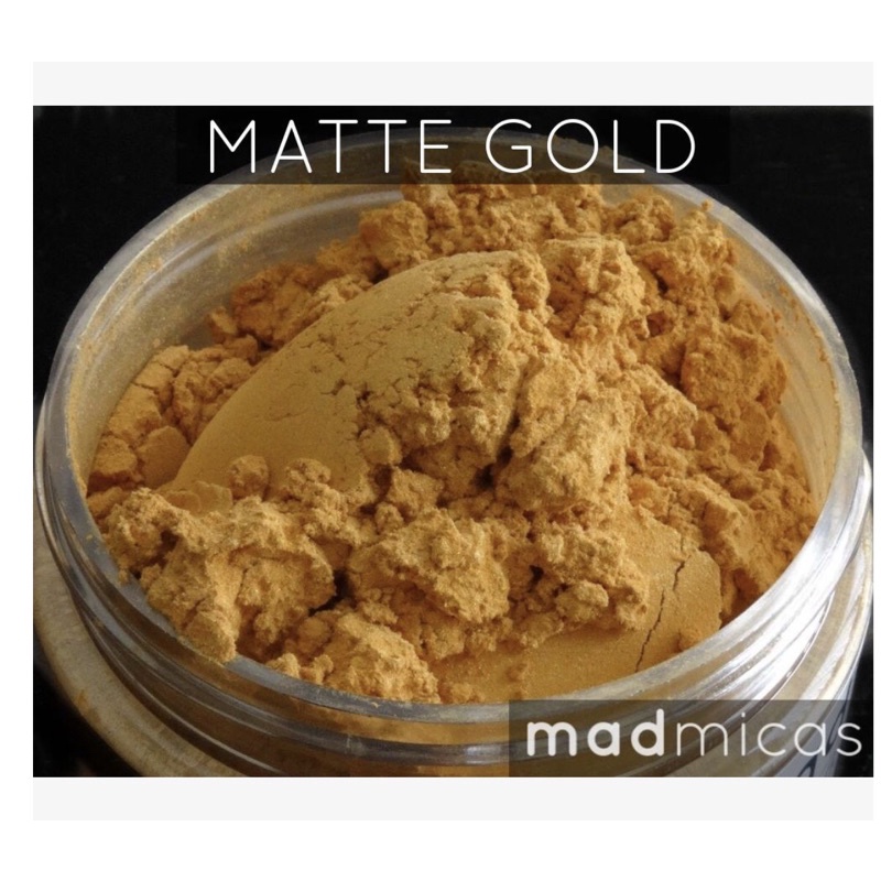Jual Mica Powder by Mad Micas/Matte Gold/Bubuk Pewarna Mica Cosmetic ...