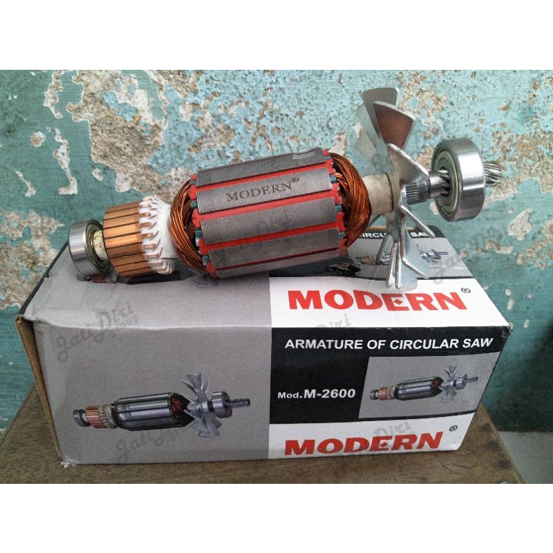 Jual Angker atau Armature Modern M-2600, untuk mesin Circural Saw atau ...