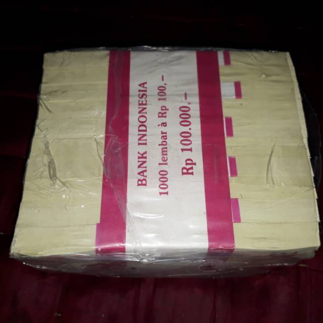 Jual Uang kuno 1 brut urut 100 rupiah pinisi tahun 1992 segel asli ...
