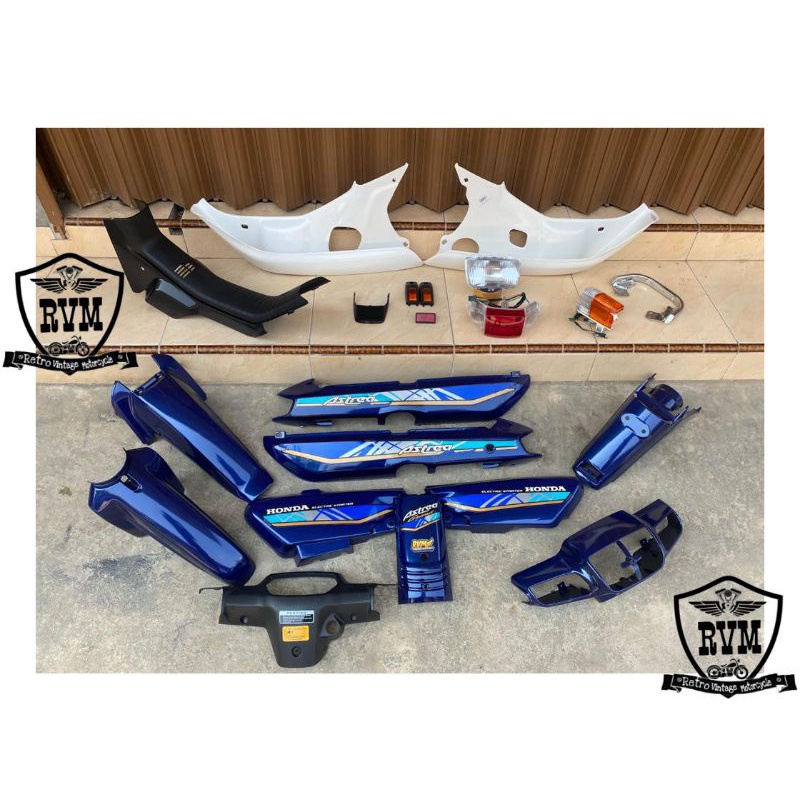 Jual Paket body Grand Bulus biru tahun 91 92 full cover body astrea ...
